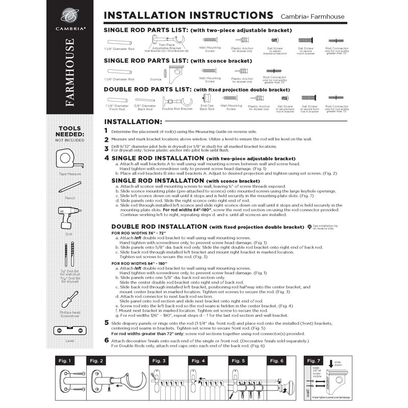 MODE Cambria Designer Series Farmhouse Antique Doorknob 1 1/8 In Dia. Fixed Length Double ...